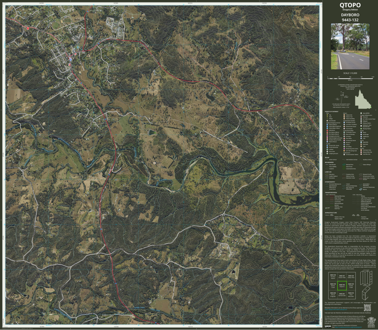 DAYBORO (9443-132i) Map by Department of Natural Resources and Mines ...