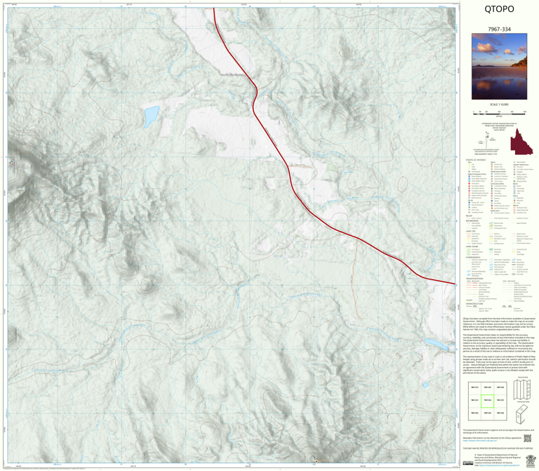 Dickson Range (7967-334) Map by Department of Natural Resources and ...