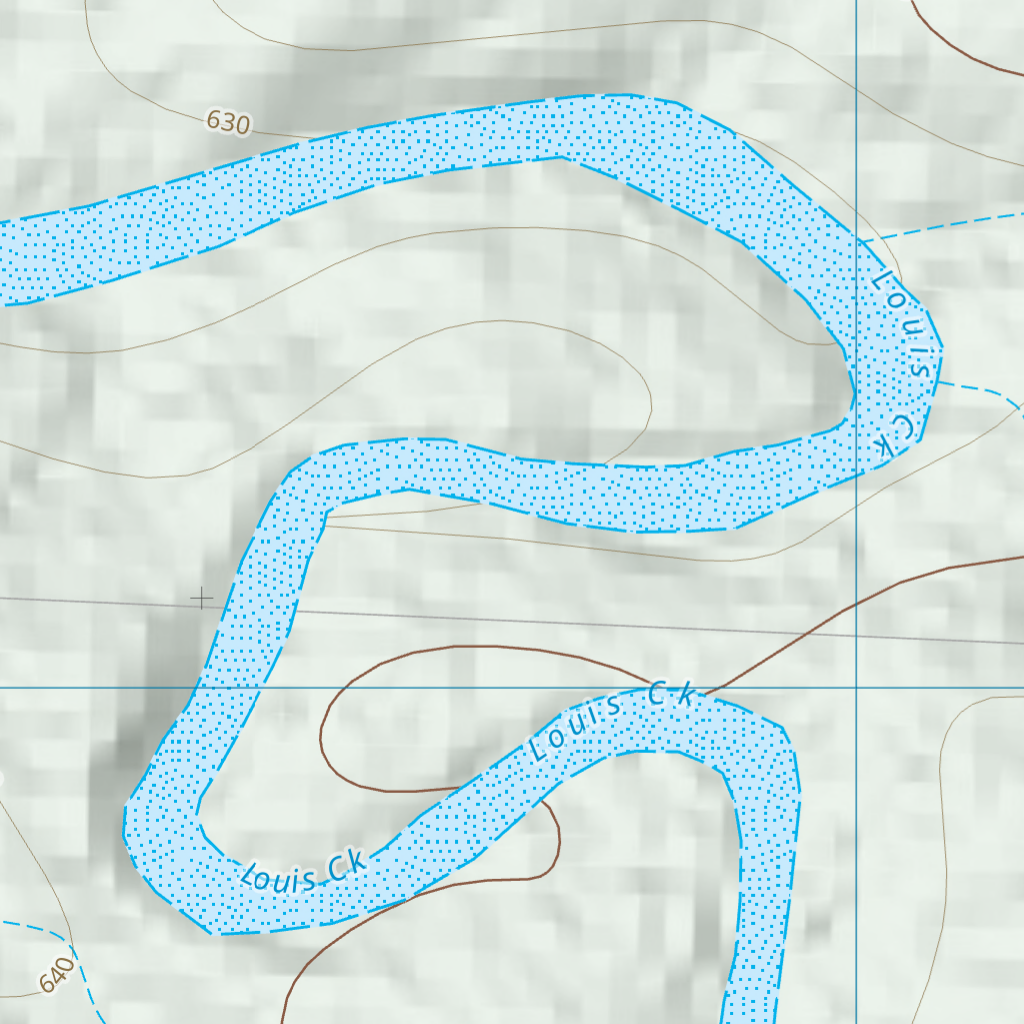Diggings Creek (7660-222) Map by Department of Natural Resources and ...