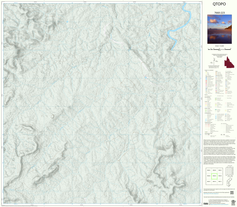 Diggings Creek (7660-223) Map by Department of Natural Resources and ...