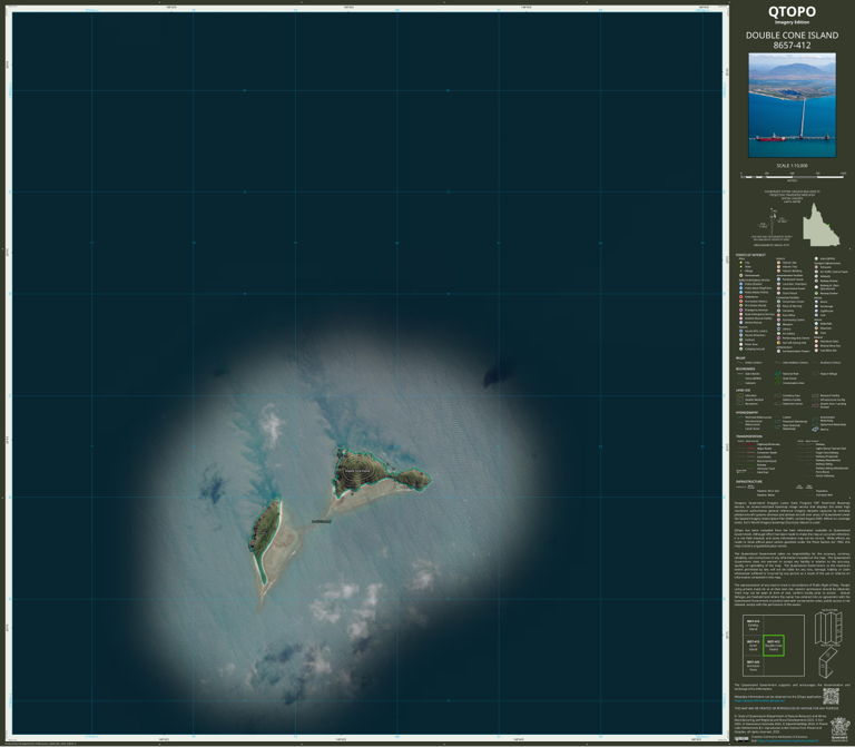 DOUBLE CONE ISLAND (8657-412i) Map by Department of Natural Resources ...
