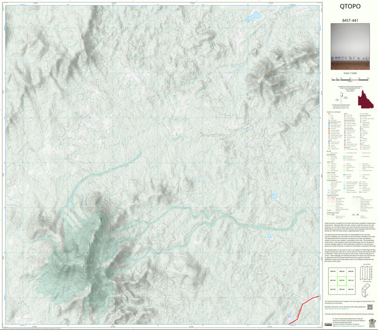 Edinburgh Castle (8457-441) Map by Department of Natural Resources and ...