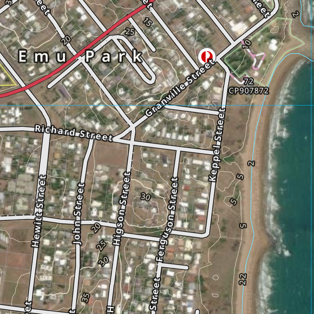 EMU PARK (9051-241i) Map by Department of Natural Resources and Mines ...