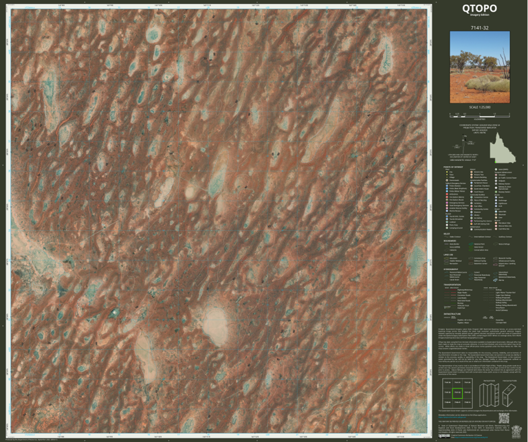 Epsilon (7141-32i) Map by Department of Natural Resources and Mines ...