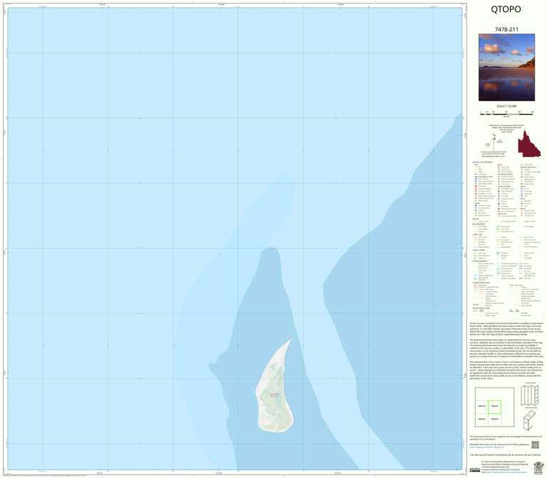 Gabba Island (7478-211) Map by Department of Natural Resources and ...