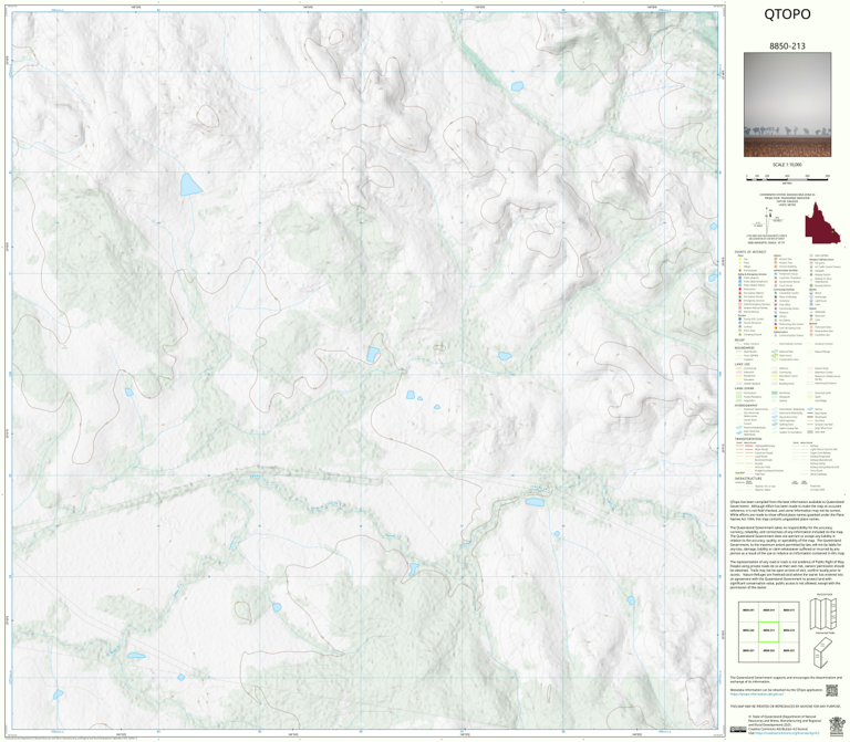 Gainsford (8850-213) Map by Department of Natural Resources and Mines ...