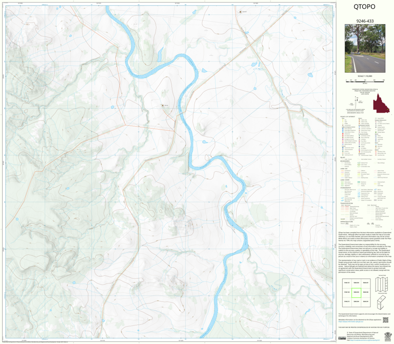 Gayndah (9246-433) Map by Department of Natural Resources and Mines ...