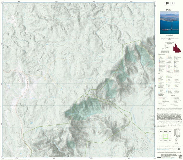 Gibberland (8753-241) Map by Department of Natural Resources and Mines ...
