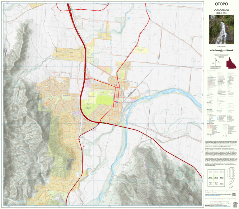 Gordonvale (8063-143) Map by Department of Natural Resources and Mines ...