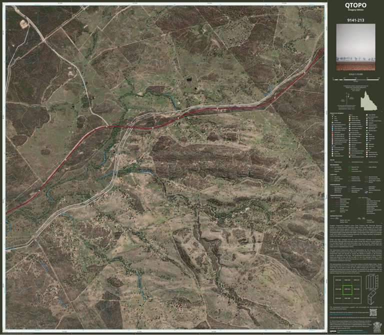 Gore (9141-213i) Map by Department of Natural Resources and Mines ...