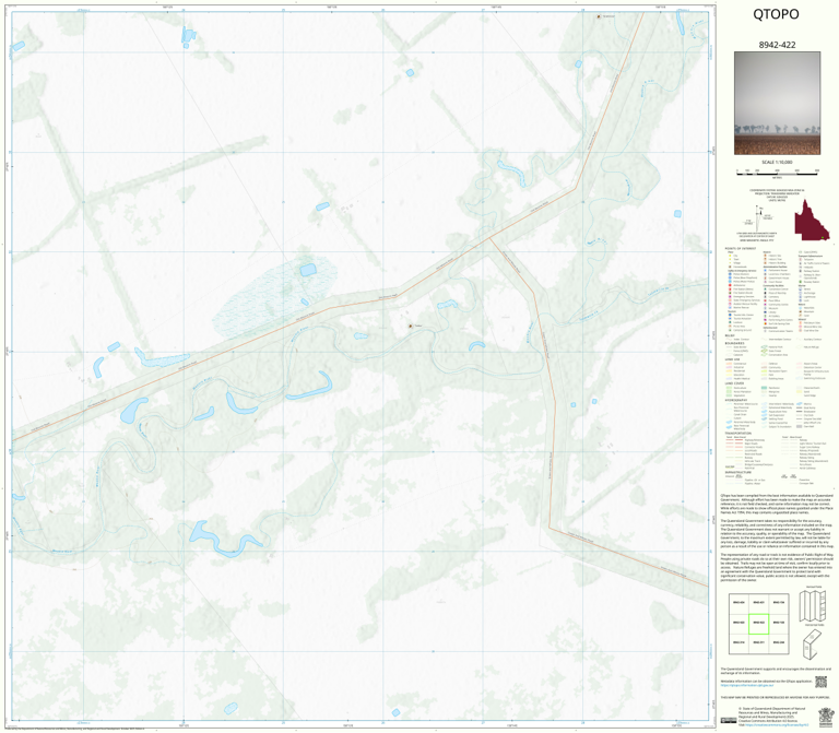 Haran (8942-422) Map by Department of Natural Resources and Mines ...