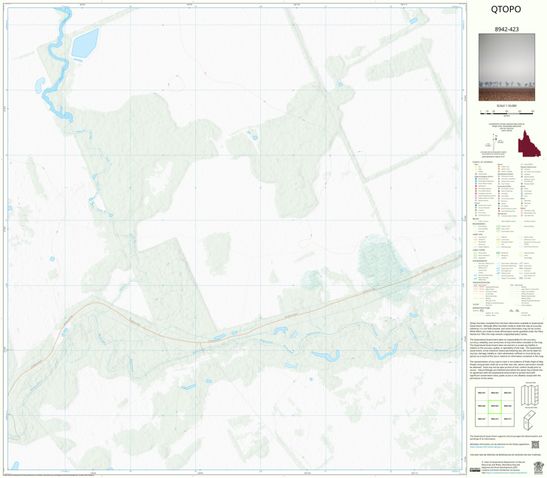 Haran (8942-423) Map by Department of Natural Resources and Mines ...