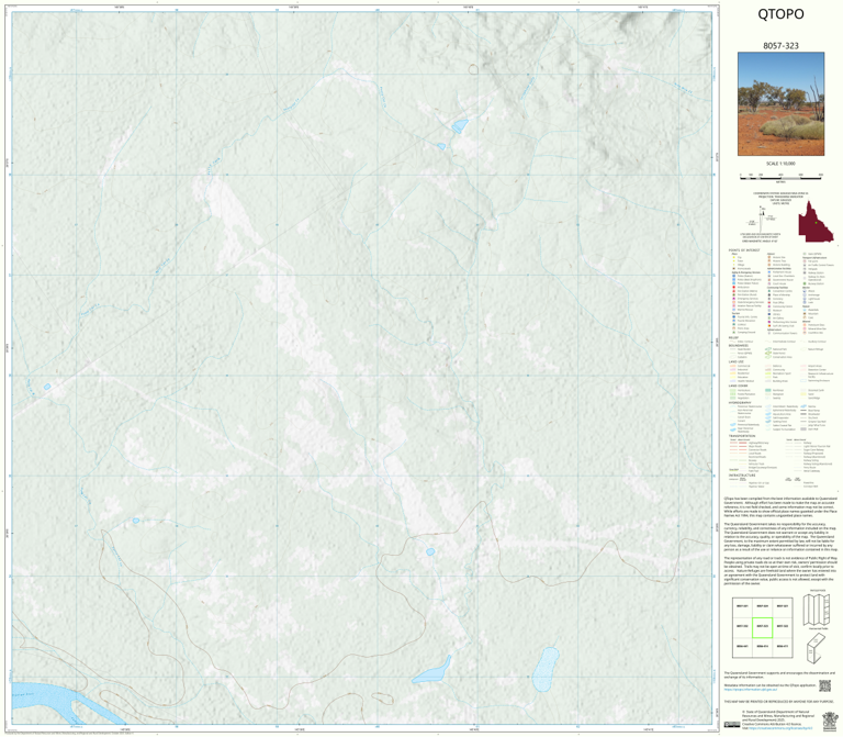 Homestead (8057-323) Map by Department of Natural Resources and Mines ...