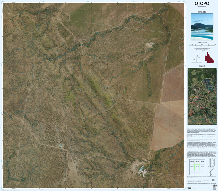 Inkerman (8358-212i) Map by Department of Natural Resources and Mines ...