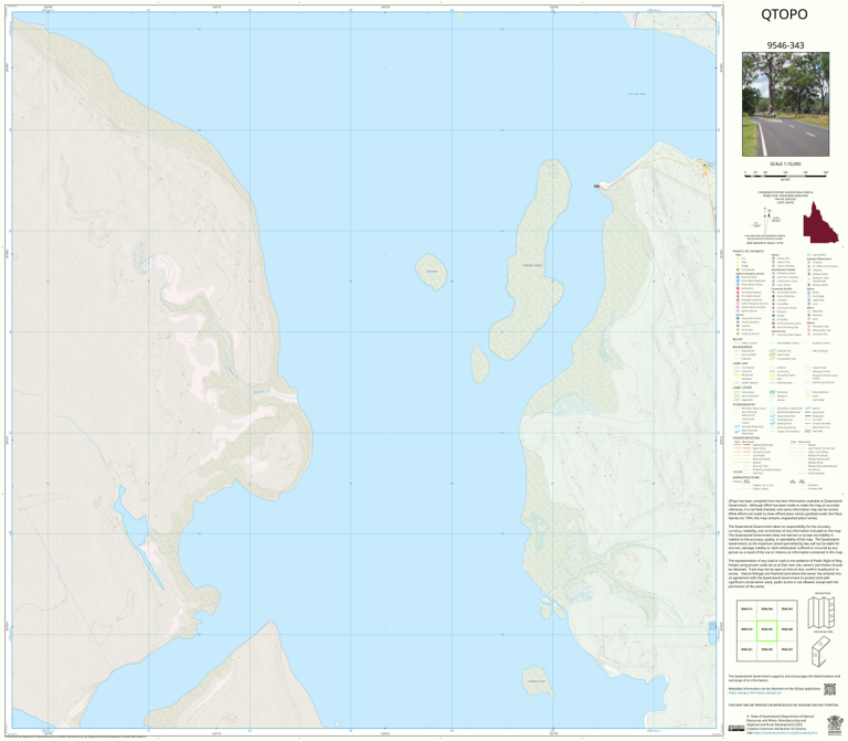 Inskip Point (9546-343) Map by Department of Natural Resources and ...
