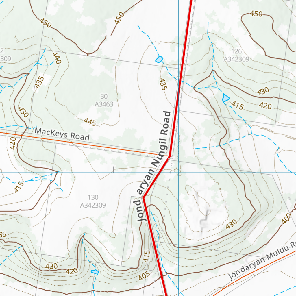Jondaryan (9243-34) Map by Department of Natural Resources and Mines ...