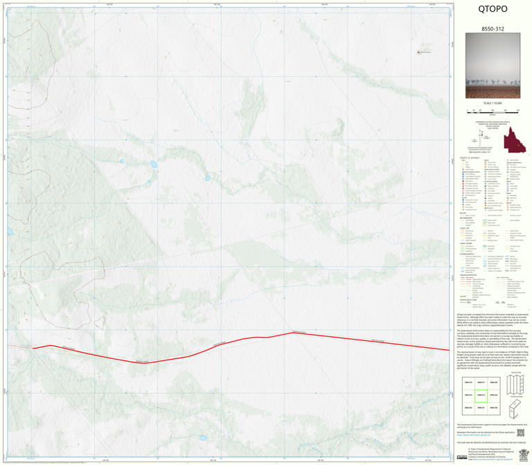 Kammel (8550-312) Map by Department of Natural Resources and Mines ...