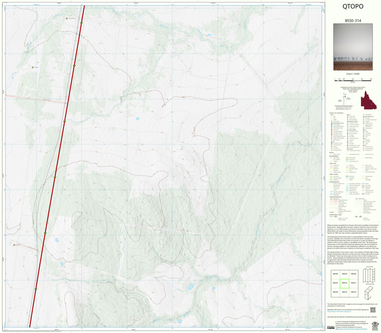 Kammel (8550-314) Map by Department of Natural Resources and Mines ...