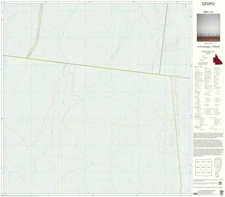 Karriba (9041-112) Map by Department of Natural Resources and Mines ...