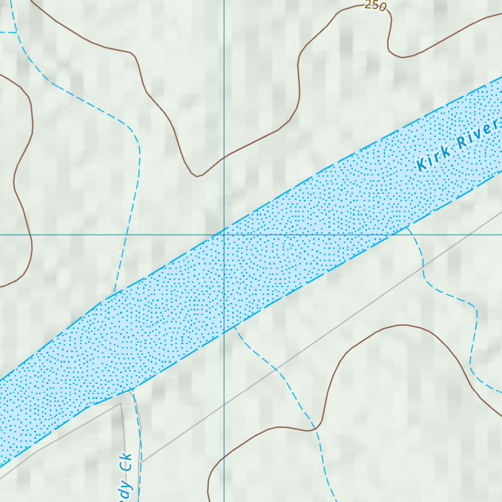 Kirk (8257-411) Map by Department of Natural Resources and Mines ...