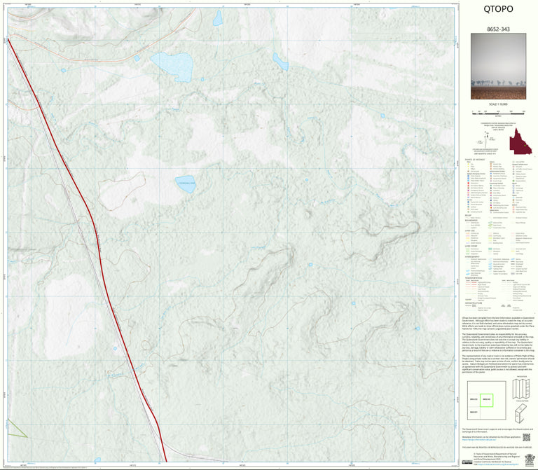 Knockane (8652-343) Map by Department of Natural Resources and Mines ...
