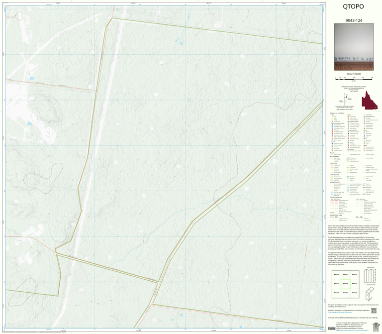 Kogan (9043-124) Map by Department of Natural Resources and Mines ...
