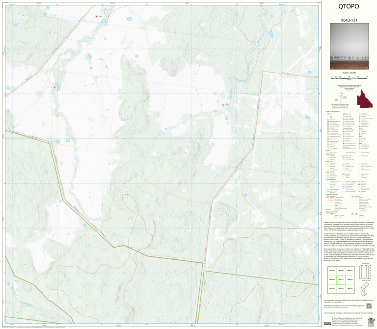 Kogan (9043-131) Map by Department of Natural Resources and Mines ...