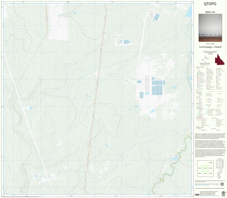 Kogan (9043-141) Map by Department of Natural Resources and Mines ...