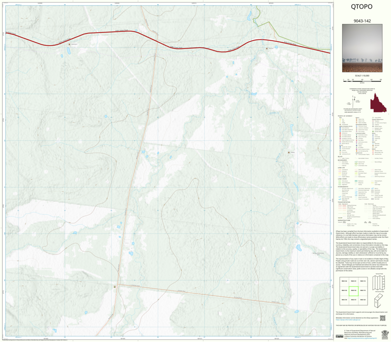 Kogan (9043-142) Map by Department of Natural Resources and Mines ...