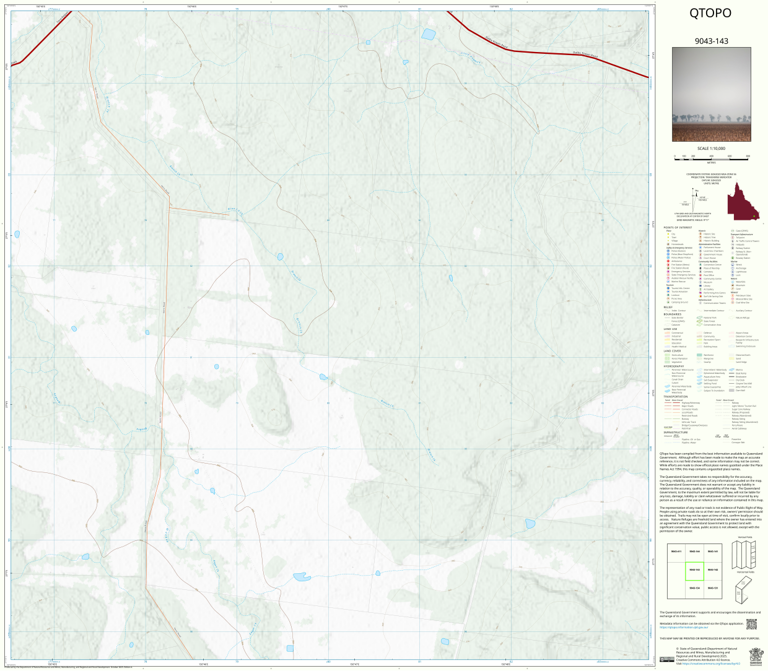 Kogan (9043-143) Map by Department of Natural Resources and Mines ...