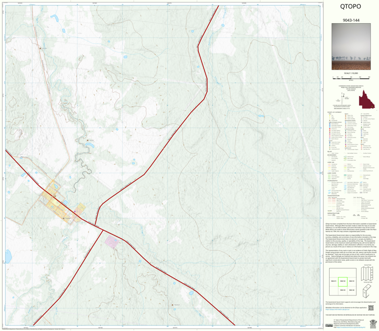 Kogan (9043-144) Map by Department of Natural Resources and Mines ...