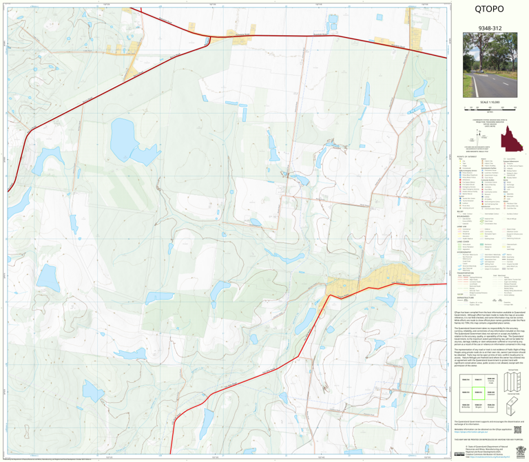 Kolan (9348-312) Map by Department of Natural Resources and Mines ...