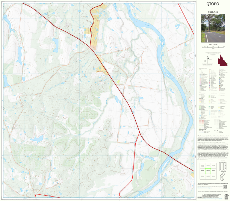 Kolan (9348-314) Map by Department of Natural Resources and Mines ...
