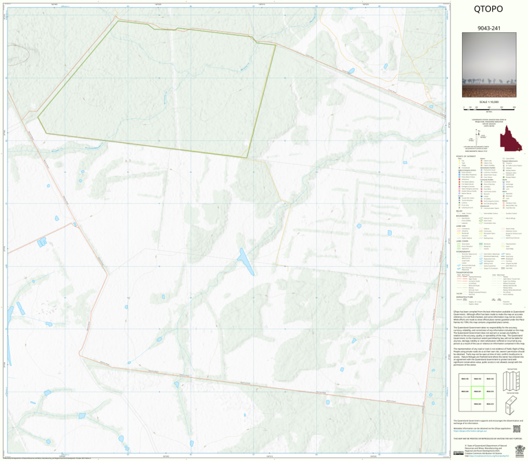 Kumbarilla (9043-241) Map by Department of Natural Resources and Mines ...