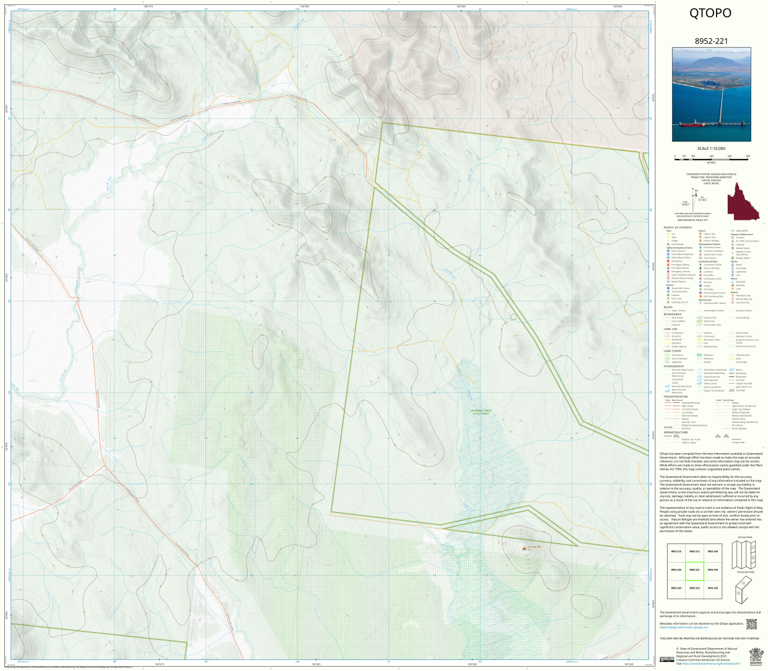 Lake Graham (8952-221) Map by Department of Natural Resources and Mines ...