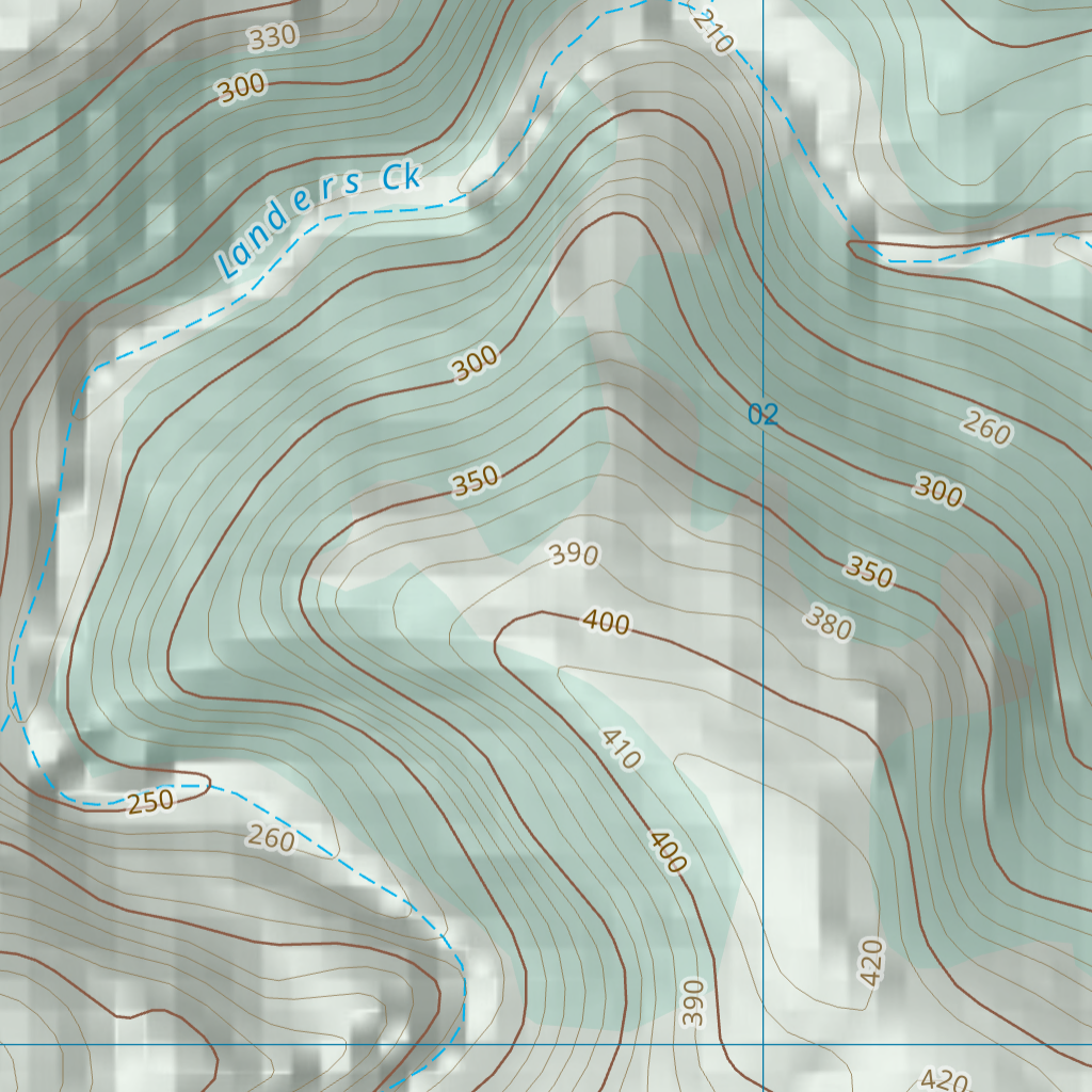 Landers (8357-443) Map by Department of Natural Resources and Mines ...