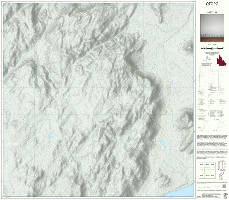 Latham (8357-234) Map by Department of Natural Resources and Mines ...