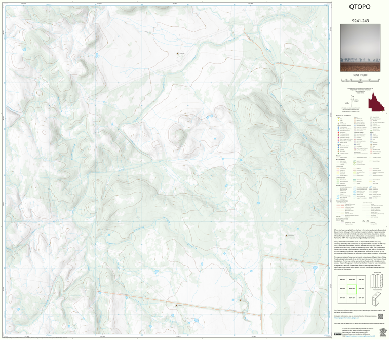 Logan Creek (9241-243) Map by Department of Natural Resources and Mines ...