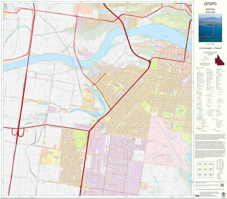 Mackay (8755-424) Map by Department of Natural Resources and Mines ...