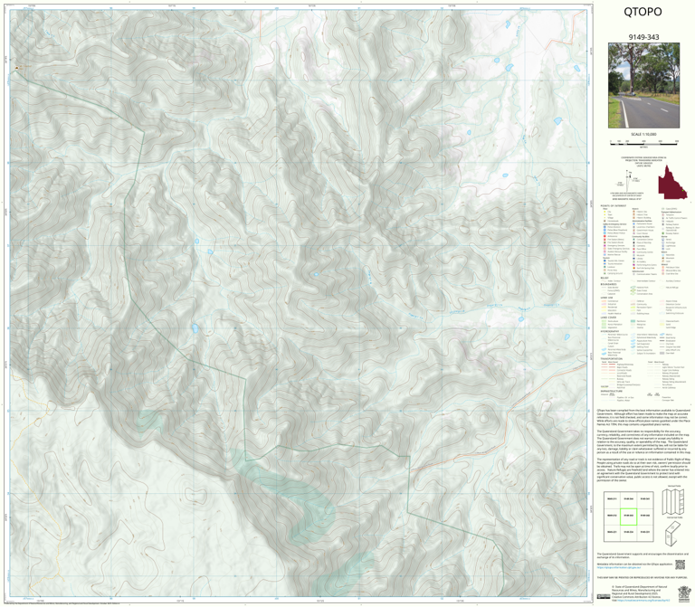 Milton Range (9149-343) Map by Department of Natural Resources and ...