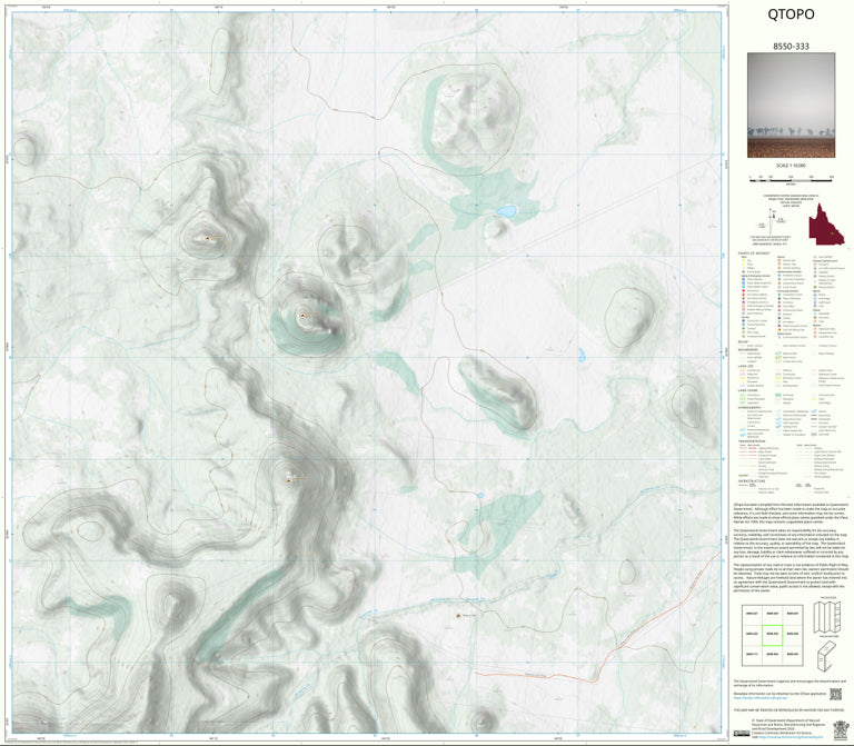 Minerva (8550-333) Map by Department of Natural Resources and Mines ...