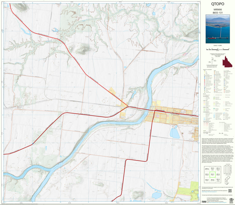 Mirani (8655-131) Map by Department of Natural Resources and Mines ...