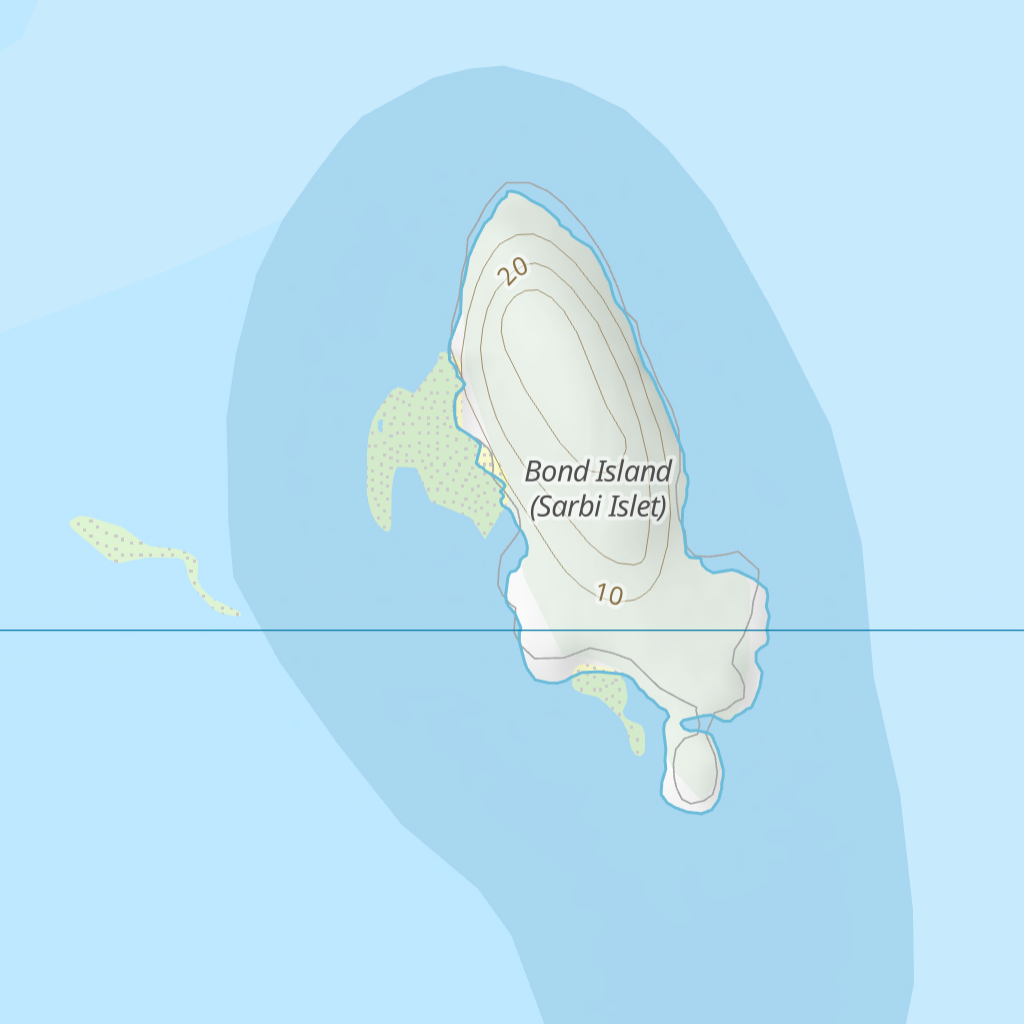 Moa Island (7377-143) Map by Department of Natural Resources and Mines ...