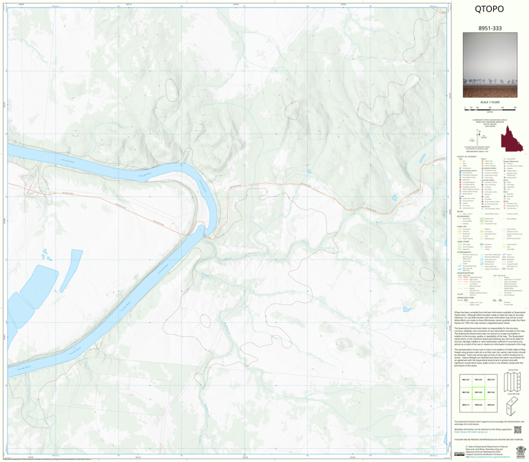 Moah (8951-333) Map by Department of Natural Resources and Mines ...