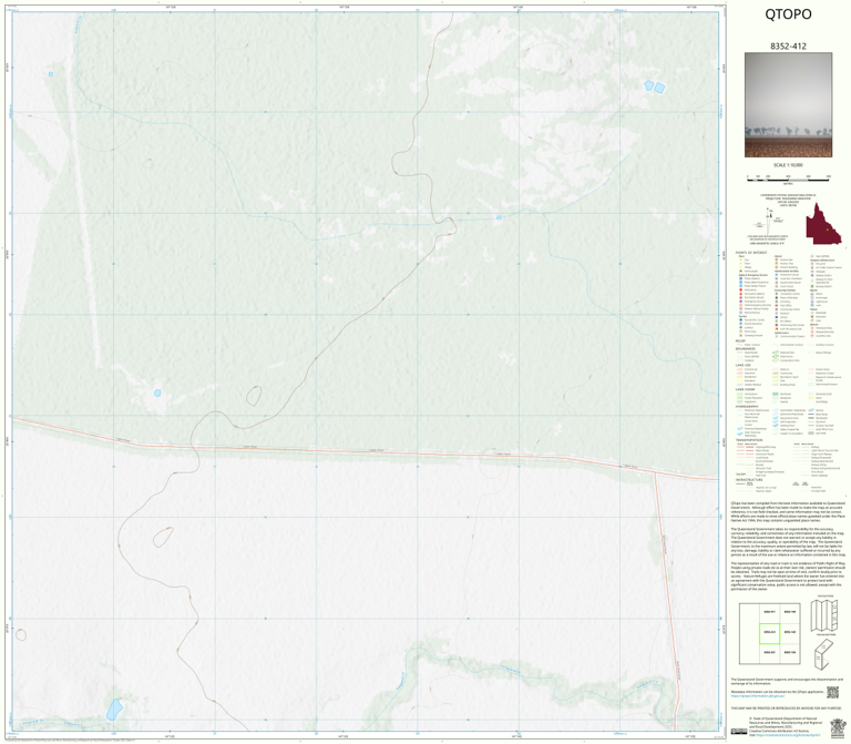 Monteagle (8352-412) Map by Department of Natural Resources and Mines ...