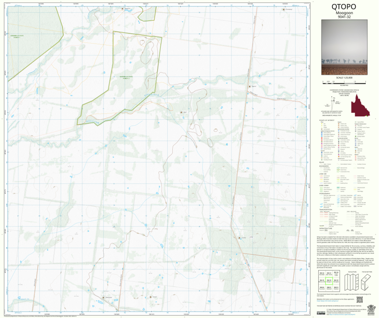 Moogoon (9041-32) Map by Department of Natural Resources and Mines ...