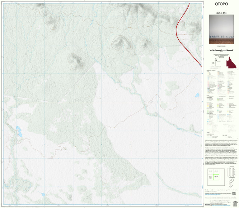 Morpeth (8653-444) Map by Department of Natural Resources and Mines ...