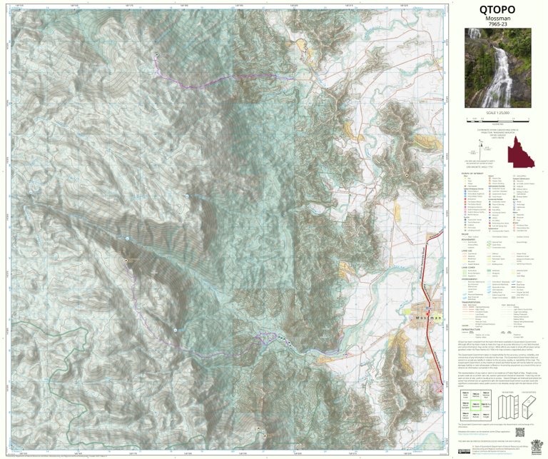 Mossman (7965-23) Map by Department of Natural Resources and Mines ...