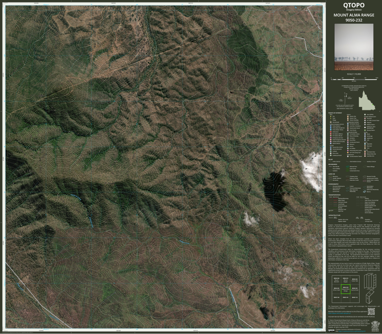 MOUNT ALMA RANGE (9050-232i) Map by Department of Natural Resources and ...
