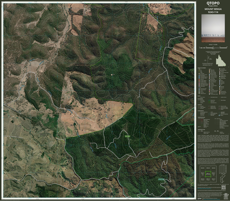 MOUNT BINGA (9243-114i) Map by Department of Natural Resources and ...